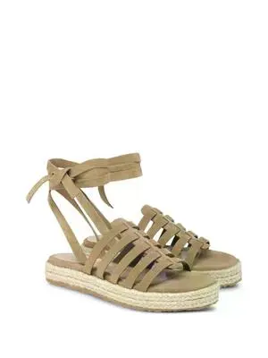 GIANVITO ROSSI Pompei Tie-fastening Espadrille - Neutrals