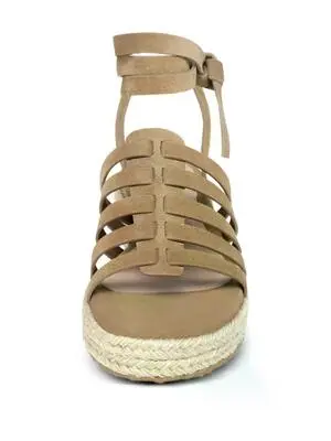 GIANVITO ROSSI Pompei Tie-fastening Espadrille - Neutrals