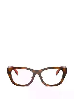 Prada Tortoiseshell Eyeglasses - Brown