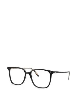 Oliver Spencer Square Frame Eyeglasses - Black