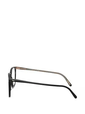 Oliver Spencer Square Frame Eyeglasses - Black