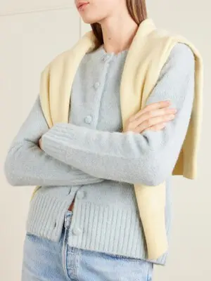 THE ELDER STATESMAN Indie Alpaca-blend Cardigan