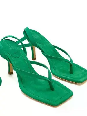 Christopher Esber Frida Tie Sandals - Green