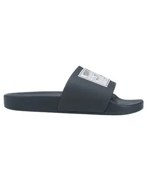 True Religion Kendra Embellished Pool Slide Sandals - Black