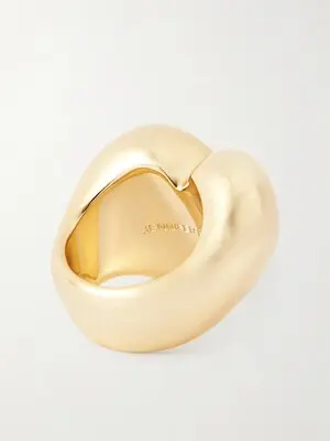 JENNIFER FISHER Puffy Heart-plated Ring - Gold