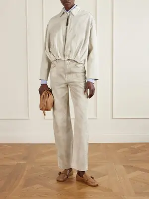Loewe Toggle Leather Loafers - Brown
