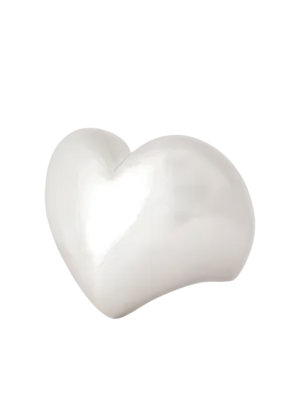 JENNIFER FISHER Puffy Heart Plated Ring - Silver