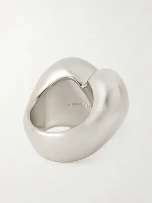 JENNIFER FISHER Puffy Heart Plated Ring - Silver