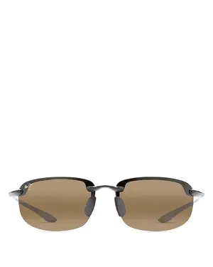 Maui Jim Hookipa Rimless Rectangular Sunglasses