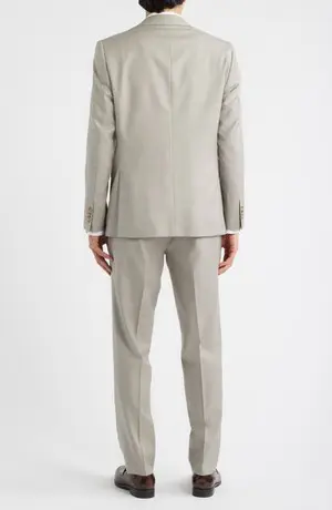 JACK VICTOR Esprit Tan Mélange Wool Suit