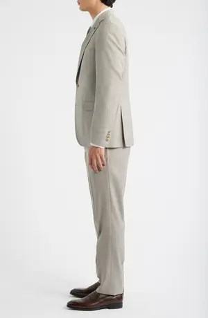 JACK VICTOR Esprit Tan Mélange Wool Suit
