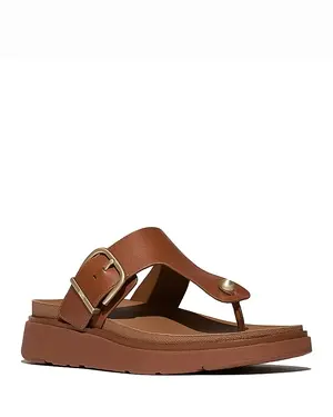 Fitflop Gen-ff Buckled Leather Sandals - Light Tan