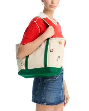 C.BONZ C. Bonz Cali Mini Sprinkle Medium Canvas Tote Bag