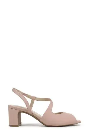 LIFESTRIDE Theo Slingback Peep Toe Pumps - True Blush