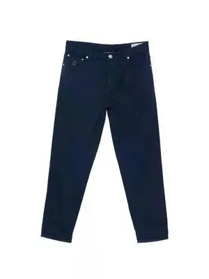 Brunello Cucinelli Logo Jeans - Blue