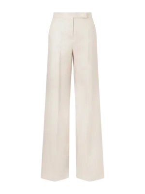 Max Mara Linen Wide-leg Trousers - Neutrals