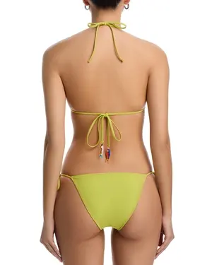 Solid & Striped The Iris Triangle Bikini Top - Guava