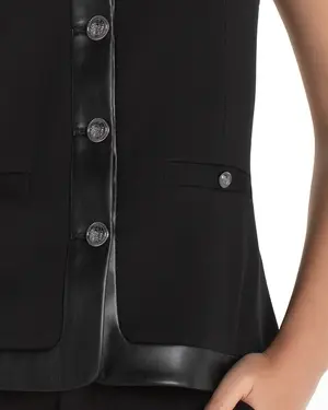 LIVERPOOL Sleeveless Button Detailed Vest