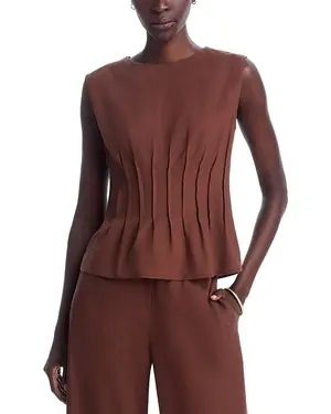 SINGLE THREAD Ruched Tank Top