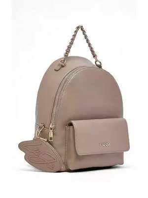 Liu Jo Backpack With Detachable Coin Purse - Brown