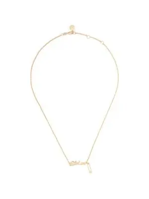 STOLEN GIRLFRIENDS CLUB Sentimental Script Necklace - Gold