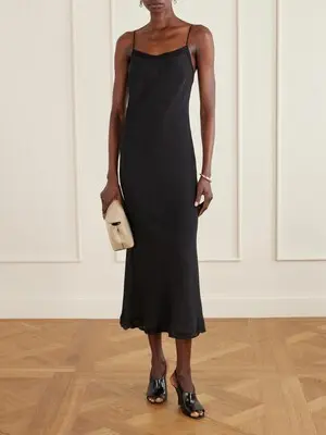 TOTEME Silk-satin Slip Maxi Dress