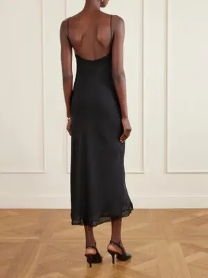 TOTEME Silk-satin Slip Maxi Dress