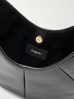 Saint Laurent Mombasa Small Leather Tote - Black
