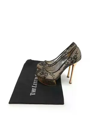 NICHOLAS KIRKWOOD Lace Platform Stiletto Pumps