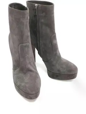 GIANVITO ROSSI Suede Platform Mid-calf Boots