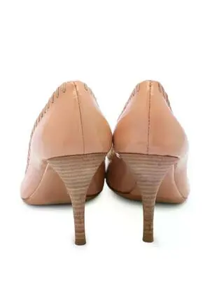 Miu Miu Peep-toe Pumps With Bow Detailing