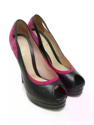 Fendi Peep-toe Platform High Heel Shoes