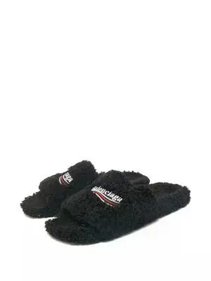 Balenciaga Furry Slippers