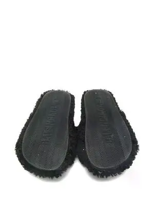 Balenciaga Furry Slippers