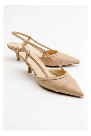 PROLOGUE SHOES Pointed Toe Slingback Pumps