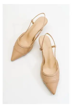PROLOGUE SHOES Pointed Toe Slingback Pumps