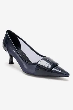 PROLOGUE SHOES Stiletto Pumps - Navy Patent