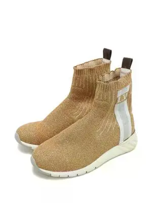 LOUIS VUITTON Knit High-top Sneakers