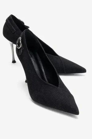 PROLOGUE SHOES Pointed-toe Stiletto Pumps - Black Pattern