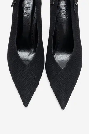 PROLOGUE SHOES Pointed-toe Stiletto Pumps - Black Pattern