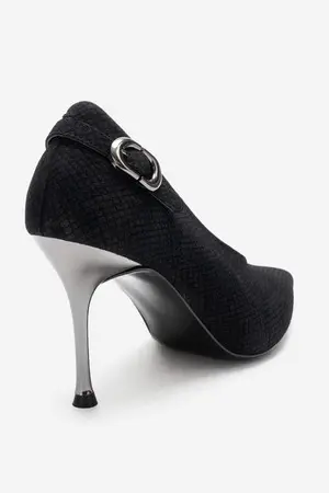 PROLOGUE SHOES Pointed-toe Stiletto Pumps - Black Pattern