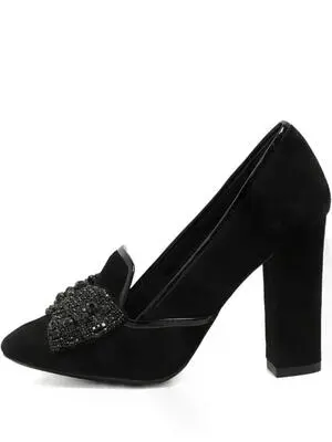 Tory Burch Carissa Bow Suede Pumps