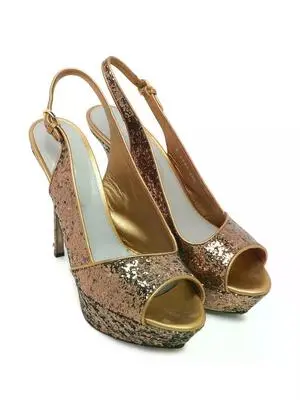 SERGIO ROSSI Slingback Platform Sandals