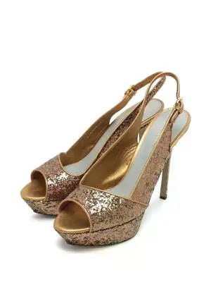 SERGIO ROSSI Slingback Platform Sandals