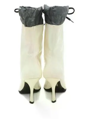 Miu Miu Panelled Lace-up Boots