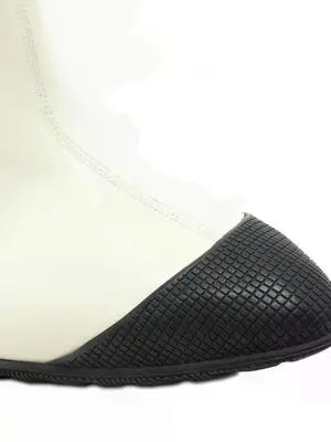Miu Miu Panelled Lace-up Boots