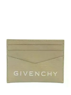 Givenchy 4g Leather Cardholder - Green