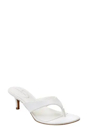 Bandolino Ammer Kitten Heel Flip Flop - White
