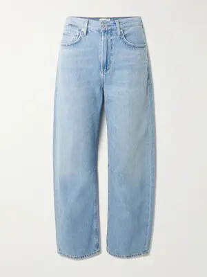 Citizens Of Humanity Miro Mid-rise Barrel-leg Jeans - Blue