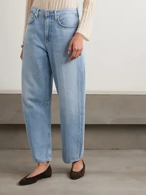 Citizens Of Humanity Miro Mid-rise Barrel-leg Jeans - Blue